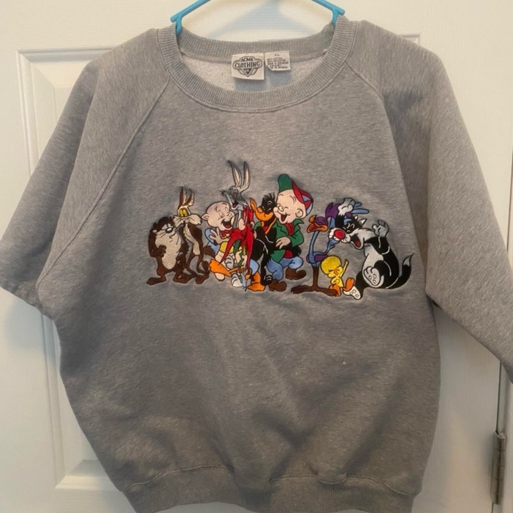 Acme Cartoon Looney Tunes Sweater, Vintage From Warne… - Gem